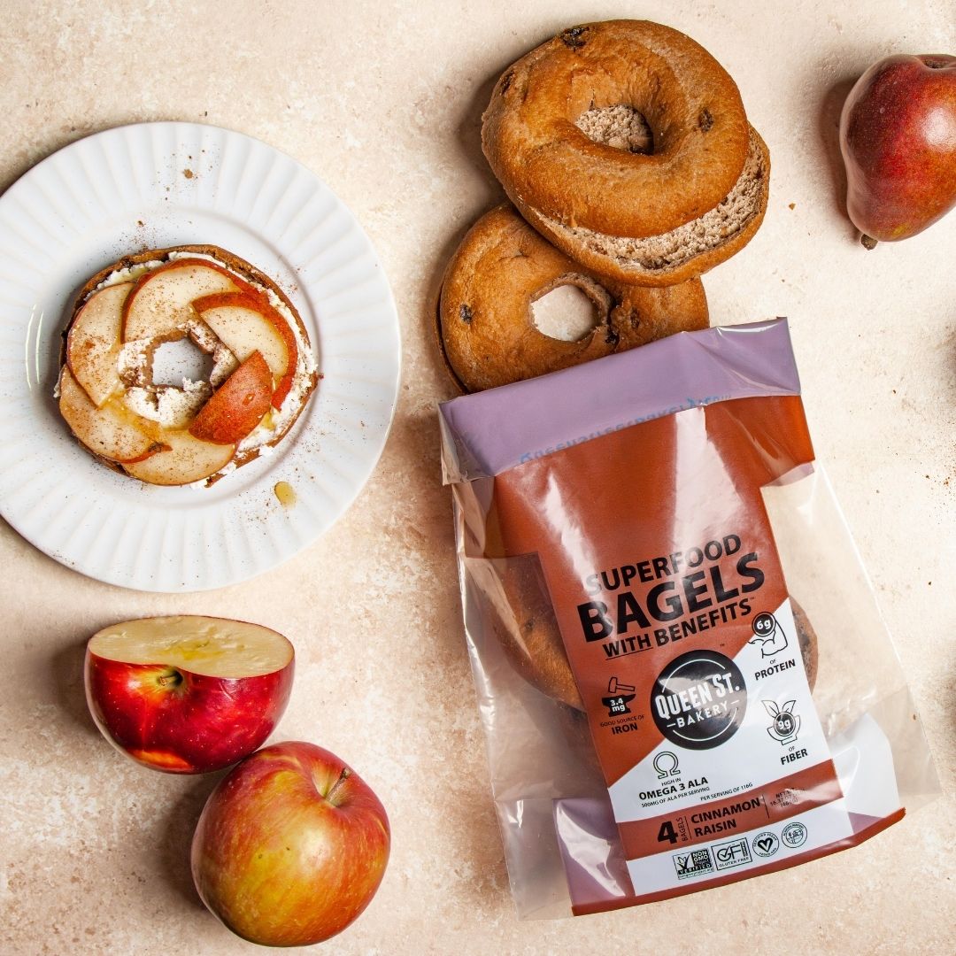 Cinnamon Raisin Superfood Bagel – Queen St. Bakery